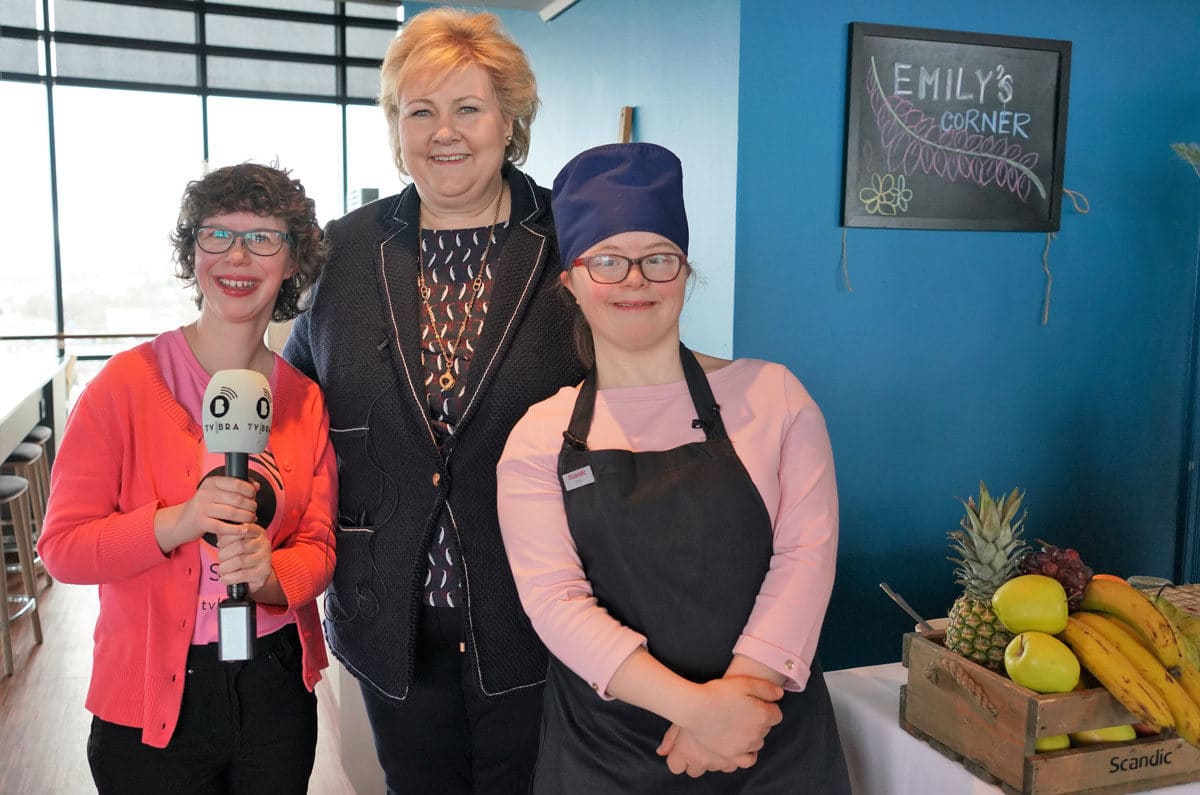 Emily er HELT MED i jobb på Forum Scandic Hotell